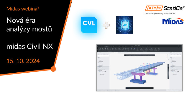 Nová éra analýzy mostů - midas Civil NX | Midas